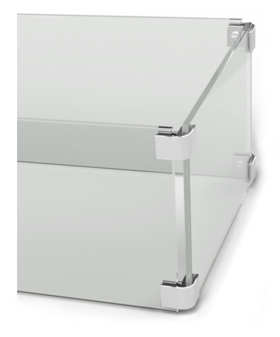 Rectangular Glass Wind Guard OPT-WG The Outdoor Plus