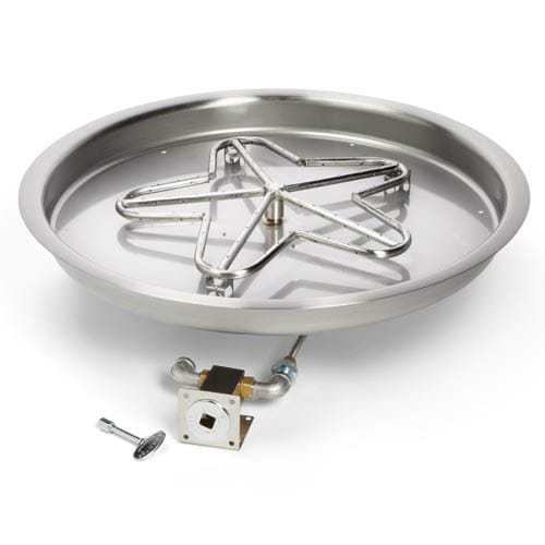 HPC Round Bowl Insert - Torpedo Burner - Match Lit Fire Pit Kit - The ...