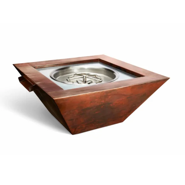 HPC Sierra Copper Fire and Water Bowl 36 x 36 Inches
